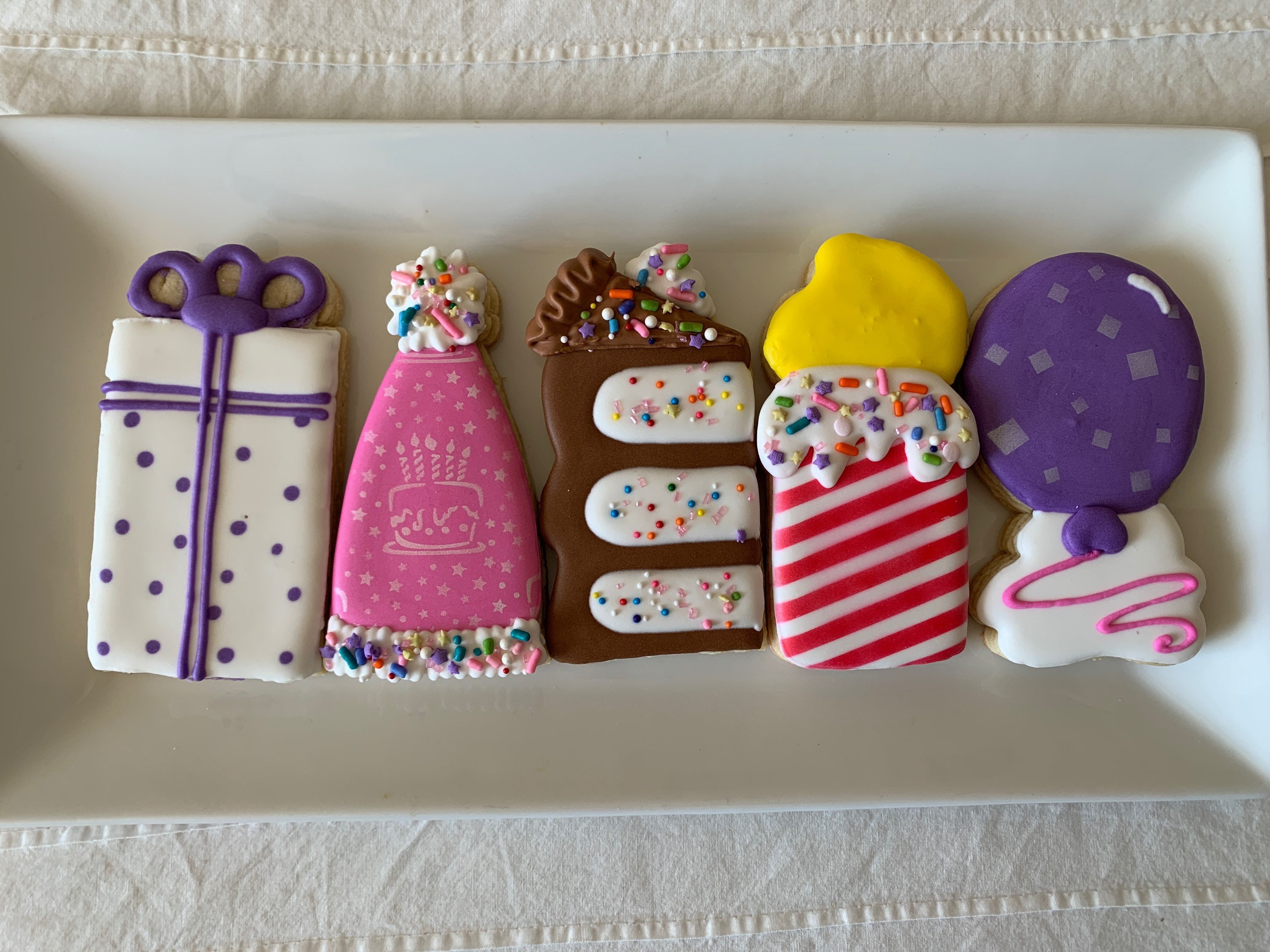 Happy Birthday Cookie Set - Etsy