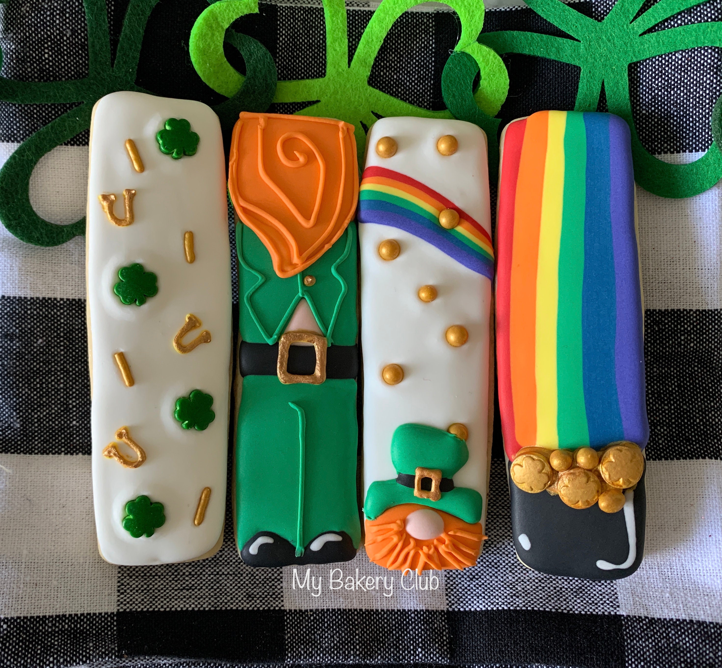 St. Patrick's Stick Cookies - Etsy