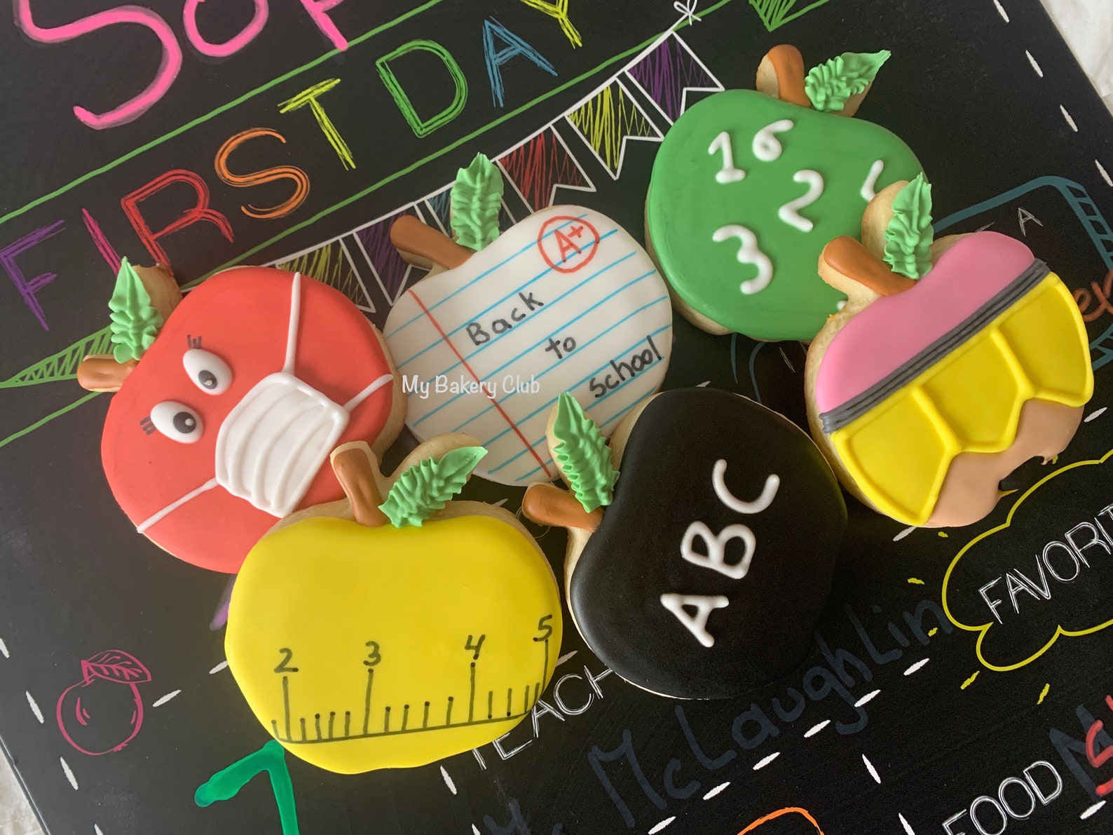 Back to School Cookies - Etsy