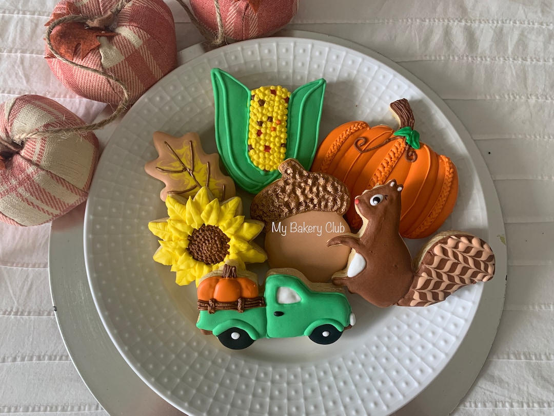 Fall/autumn Cookies - Etsy