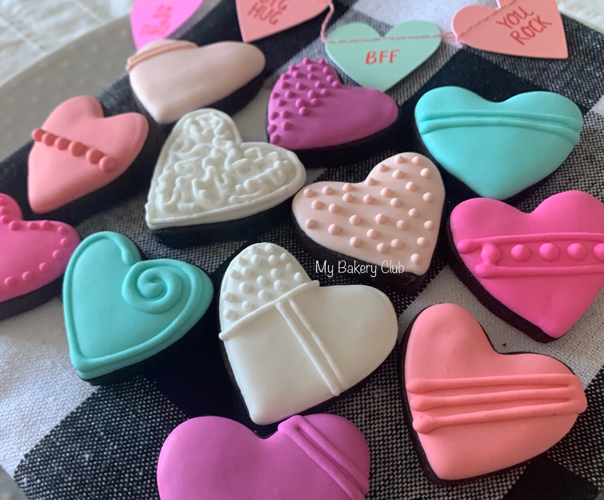 Mini St. Valentine Heart Cookies - Etsy