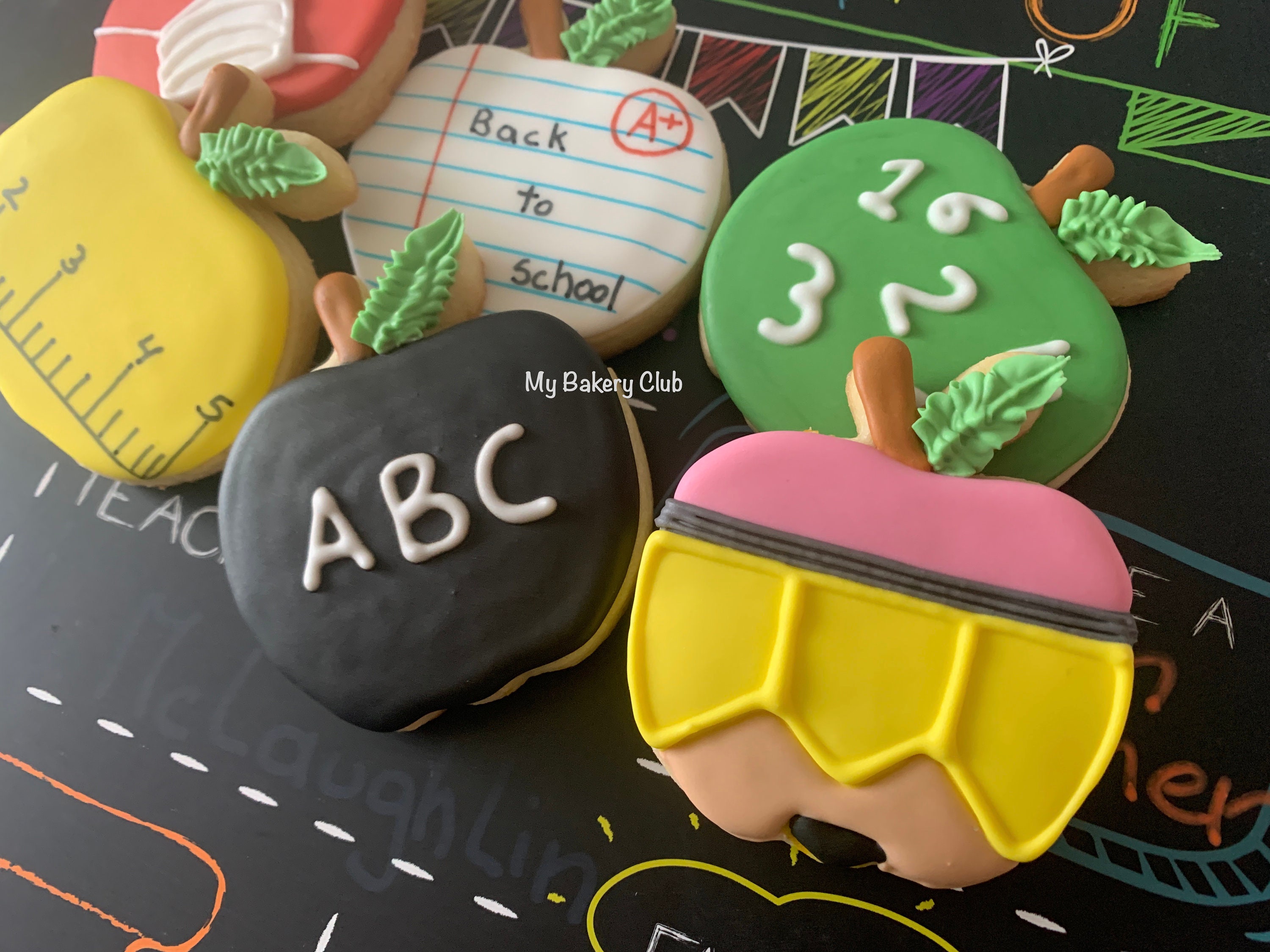 Back to School Cookies - Etsy