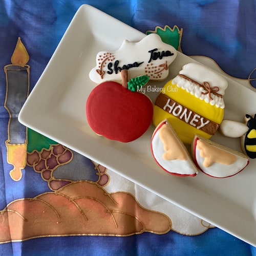 Rosh Hashanah Cookie Decorating Kit large Cookies - Etsy