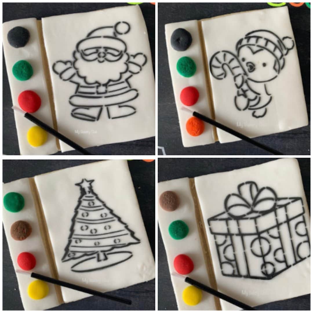 Christmas - Paint Your Own Cookie (PYO) - Etsy
