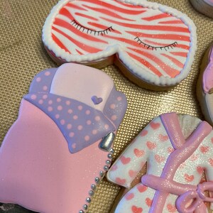 Sleepover Theme Cookies: Handmade Decorated Cookies - Etsy