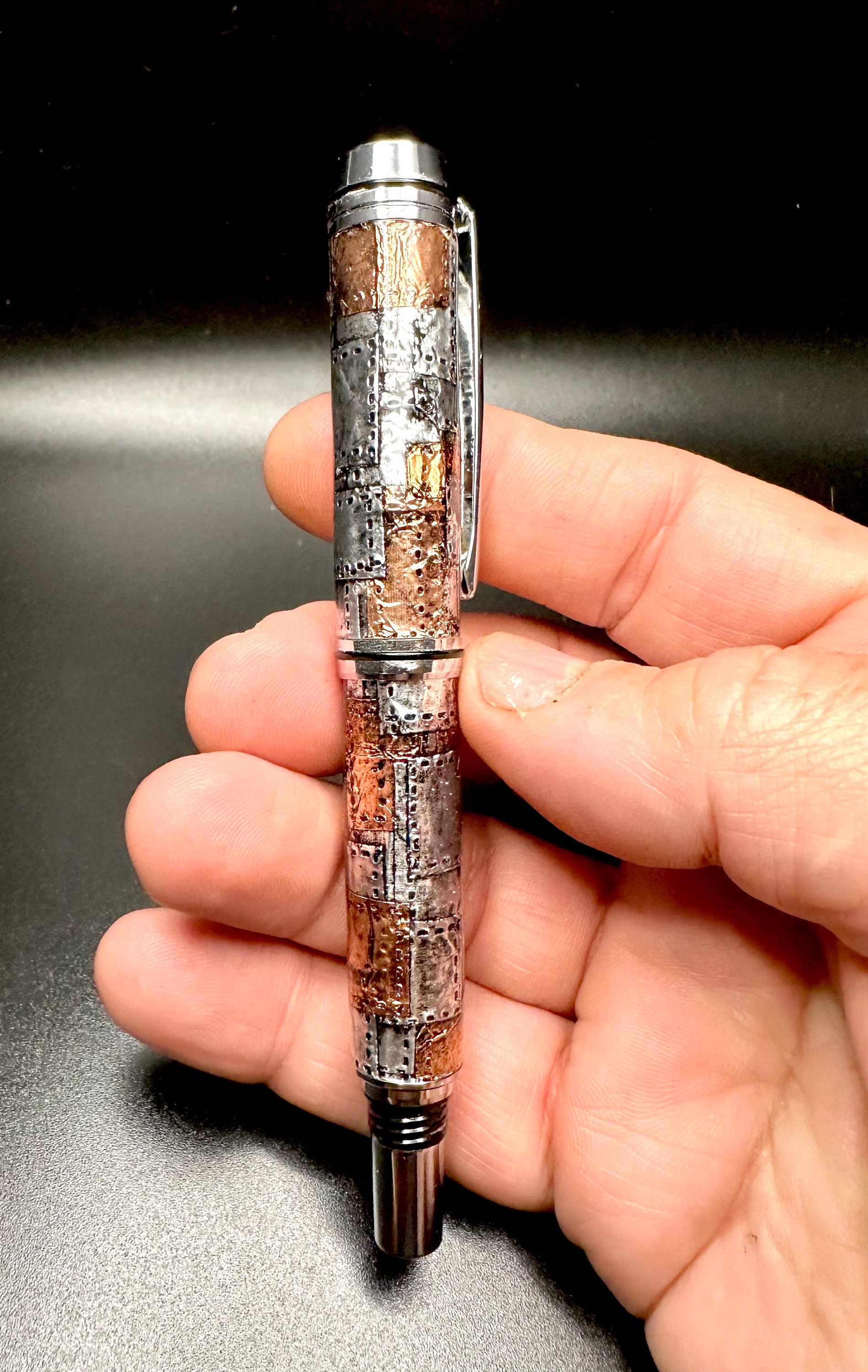 Handmade Steampunk Fountain Pen With Brass and Copper Worked Metal ...