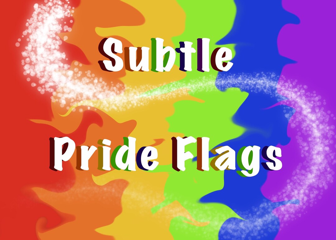 Subtle Pride Flags 5x7 - Etsy