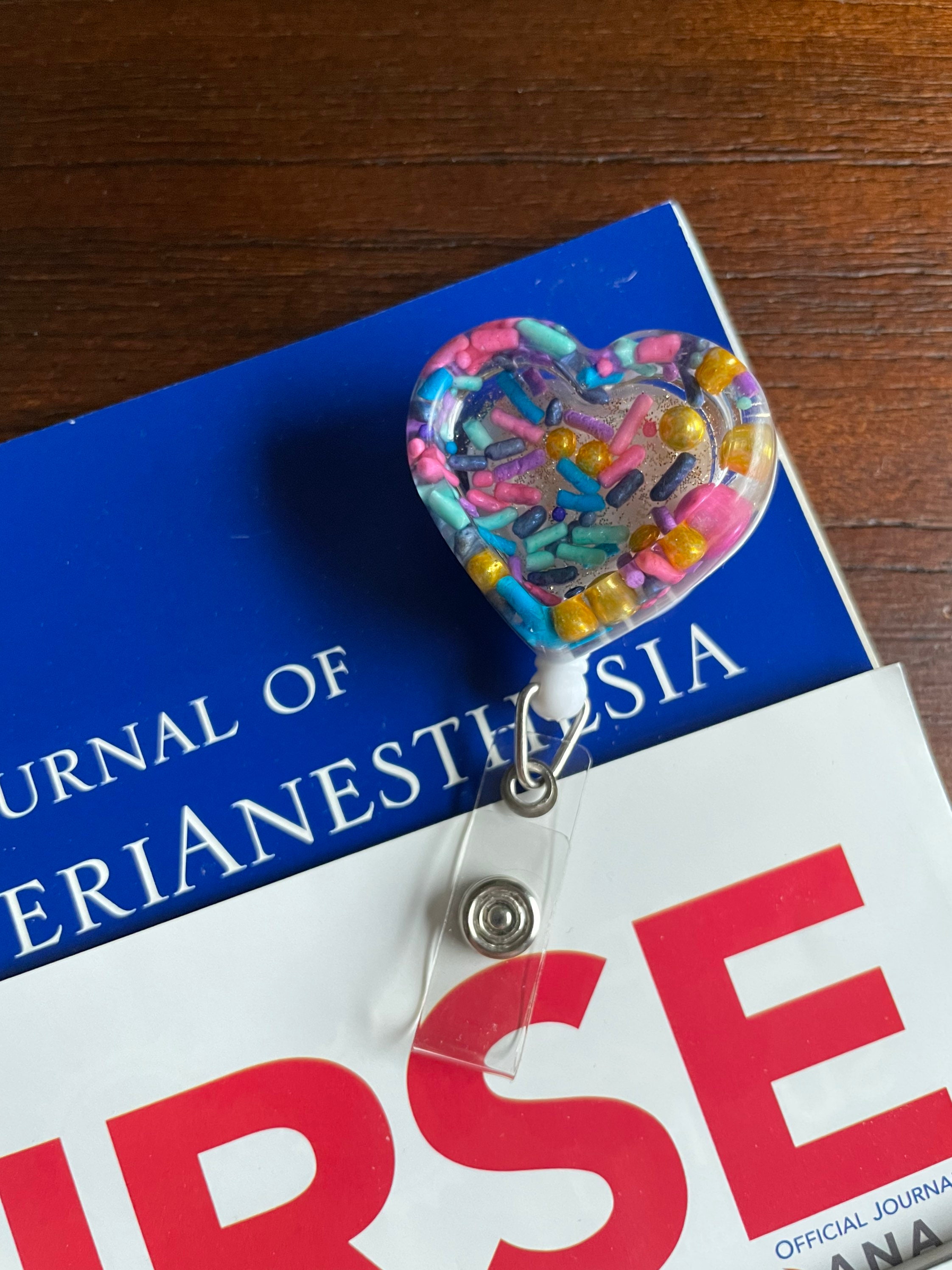 Badge Reel for Nurses ,candy Badge ,heart Badge Reel,badge Reel for ...