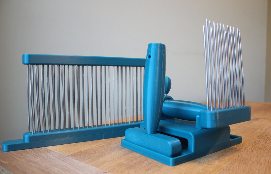Wool Comb and Hackle Set: Stainless Steel Tines, Storage Holder - Etsy