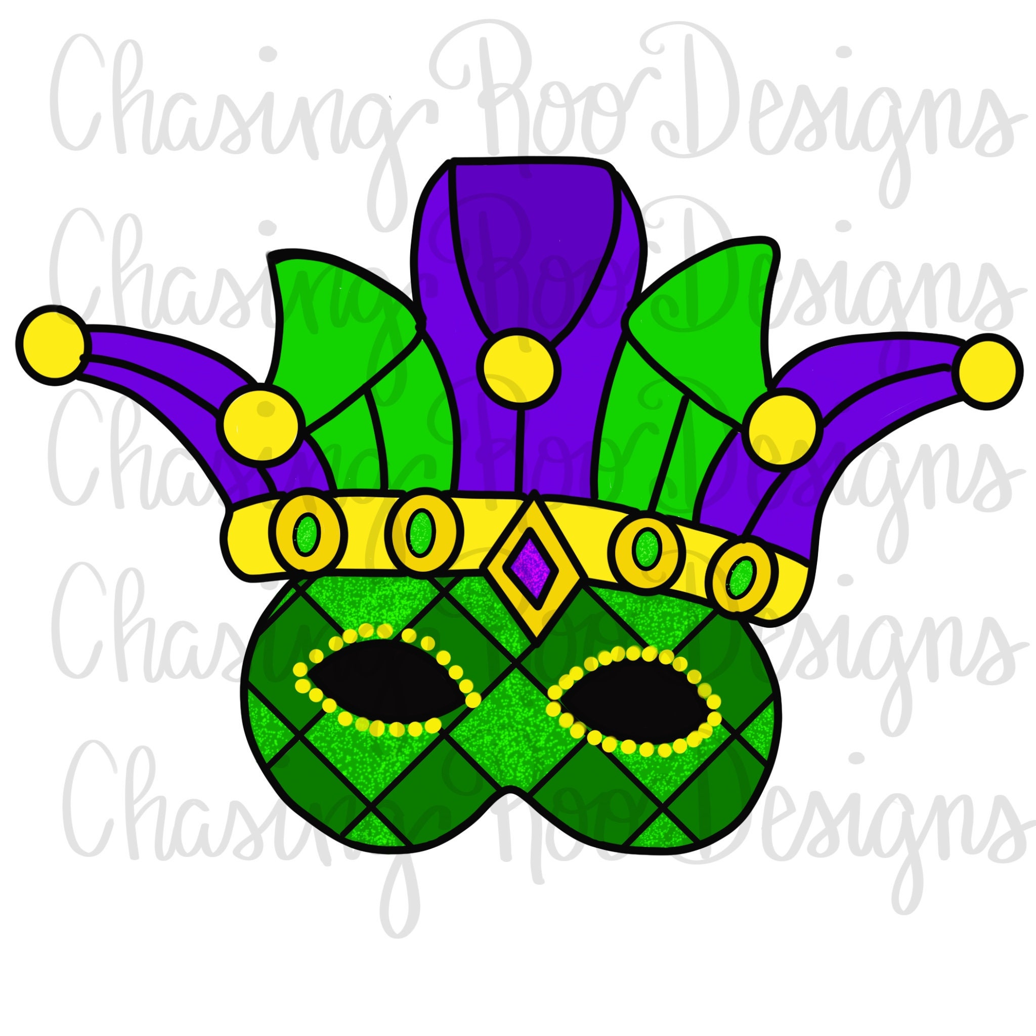 Mardi Gras Masks Template