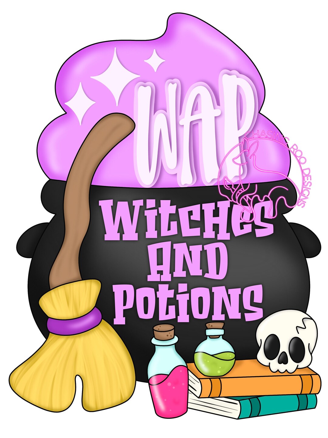 TEMPLATE Witches and Potions Door Hanger Template Halloween - Etsy
