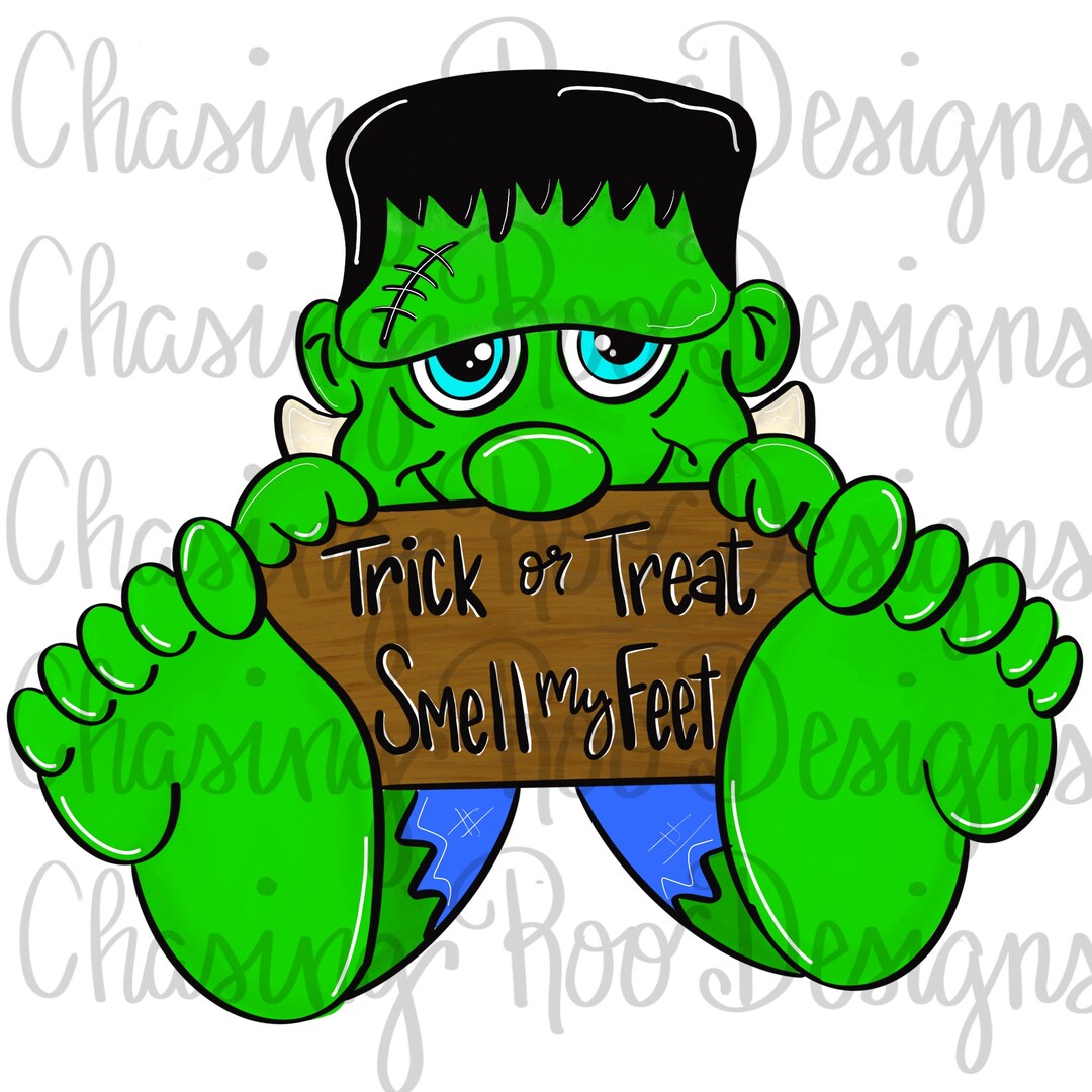 TEMPLATE Frankenstein Door Hanger Template Halloween Template Trick or ...