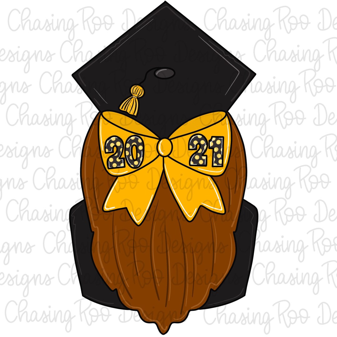TEMPLATE 2021 Graduation Girl Door Hanger Template Gras - Etsy