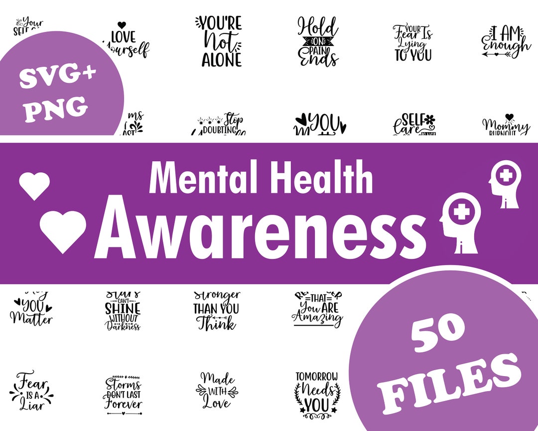 50 Mental Health Awareness Files - Etsy