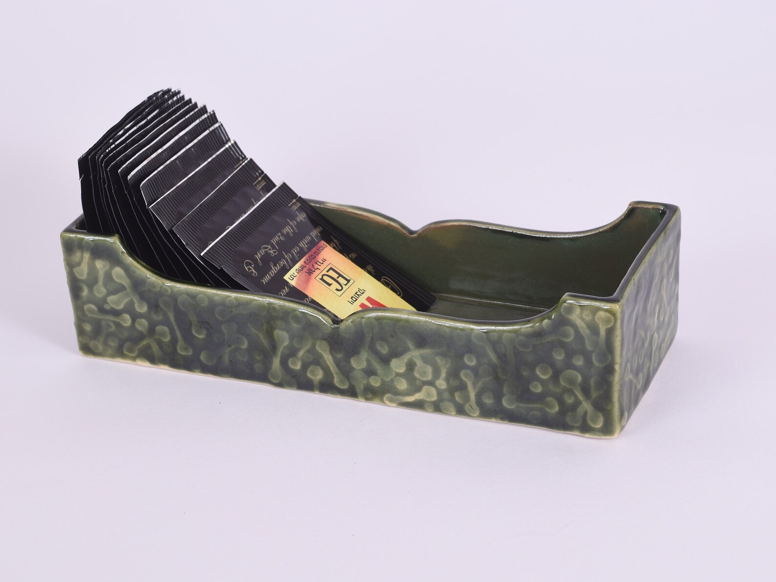 Ceramic Tea Bag Tray; Handmade Box - Etsy