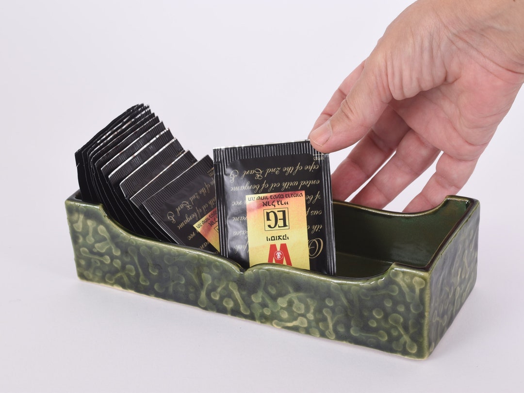 Ceramic Tea Bag Tray; Handmade Box - Etsy