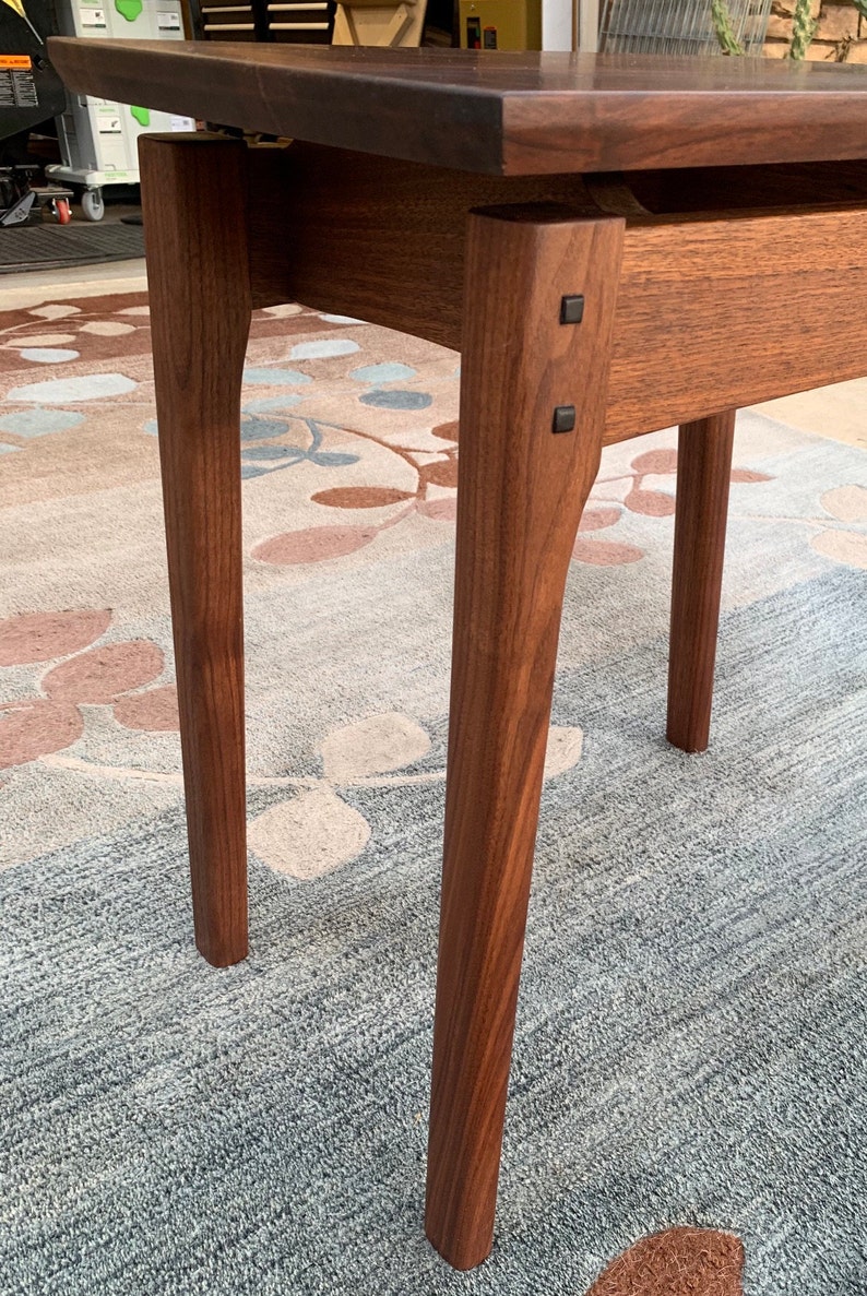 Walnut End Table - Etsy