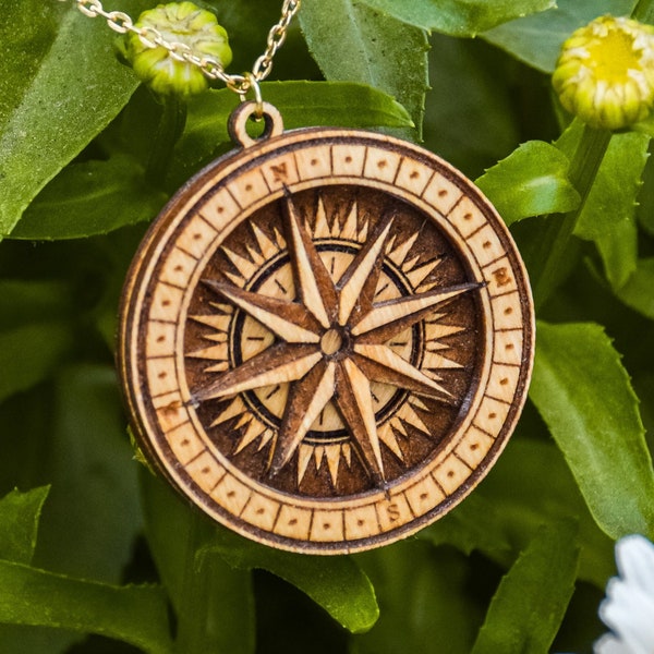 Wooden Compass - Etsy