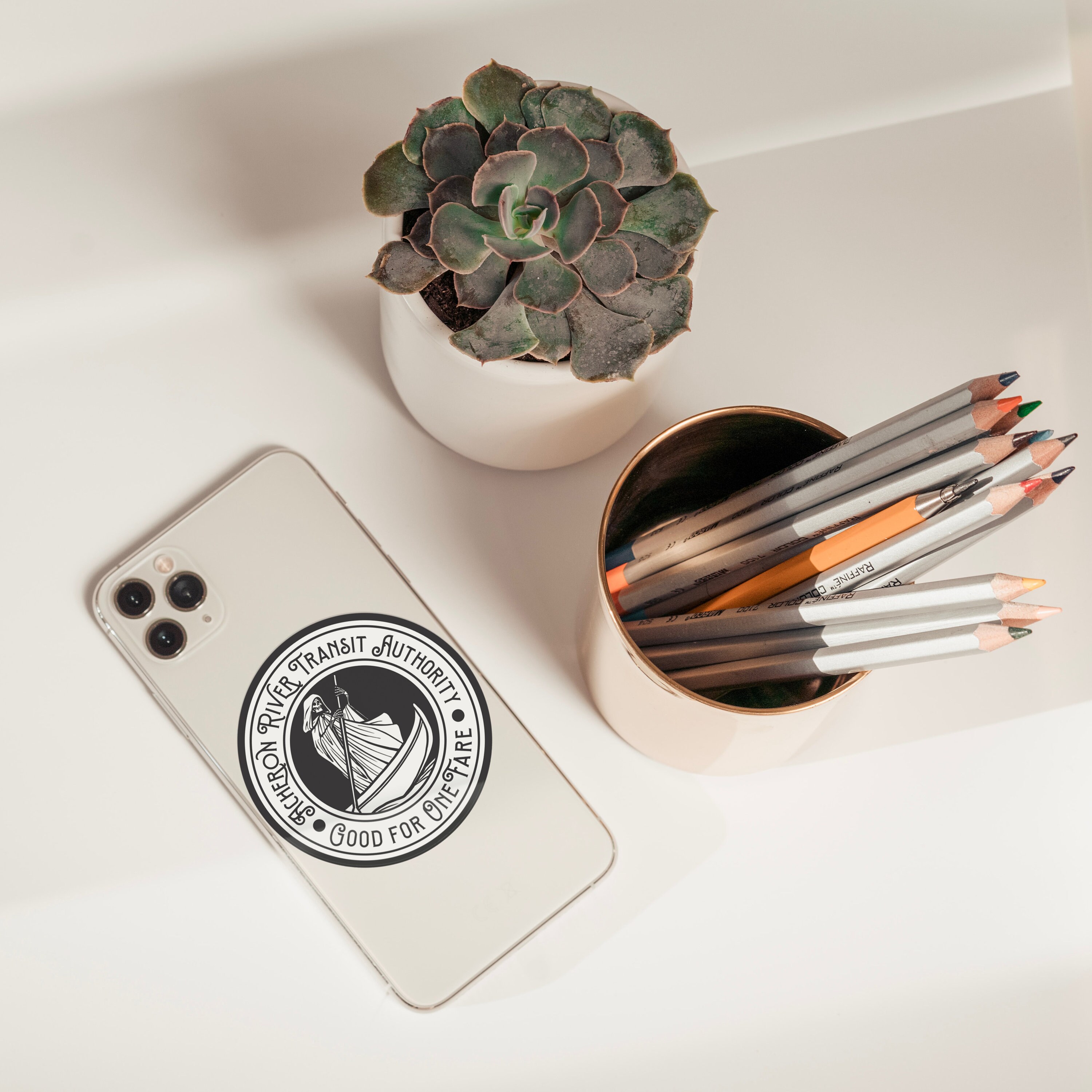 Underworld Transit Token Vinyl Sticker - Etsy