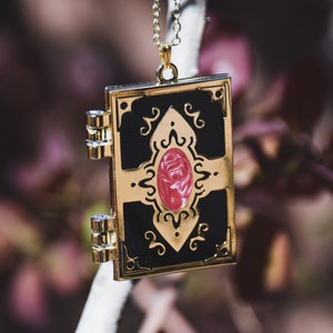 Witch's Spellbook Locket - Etsy
