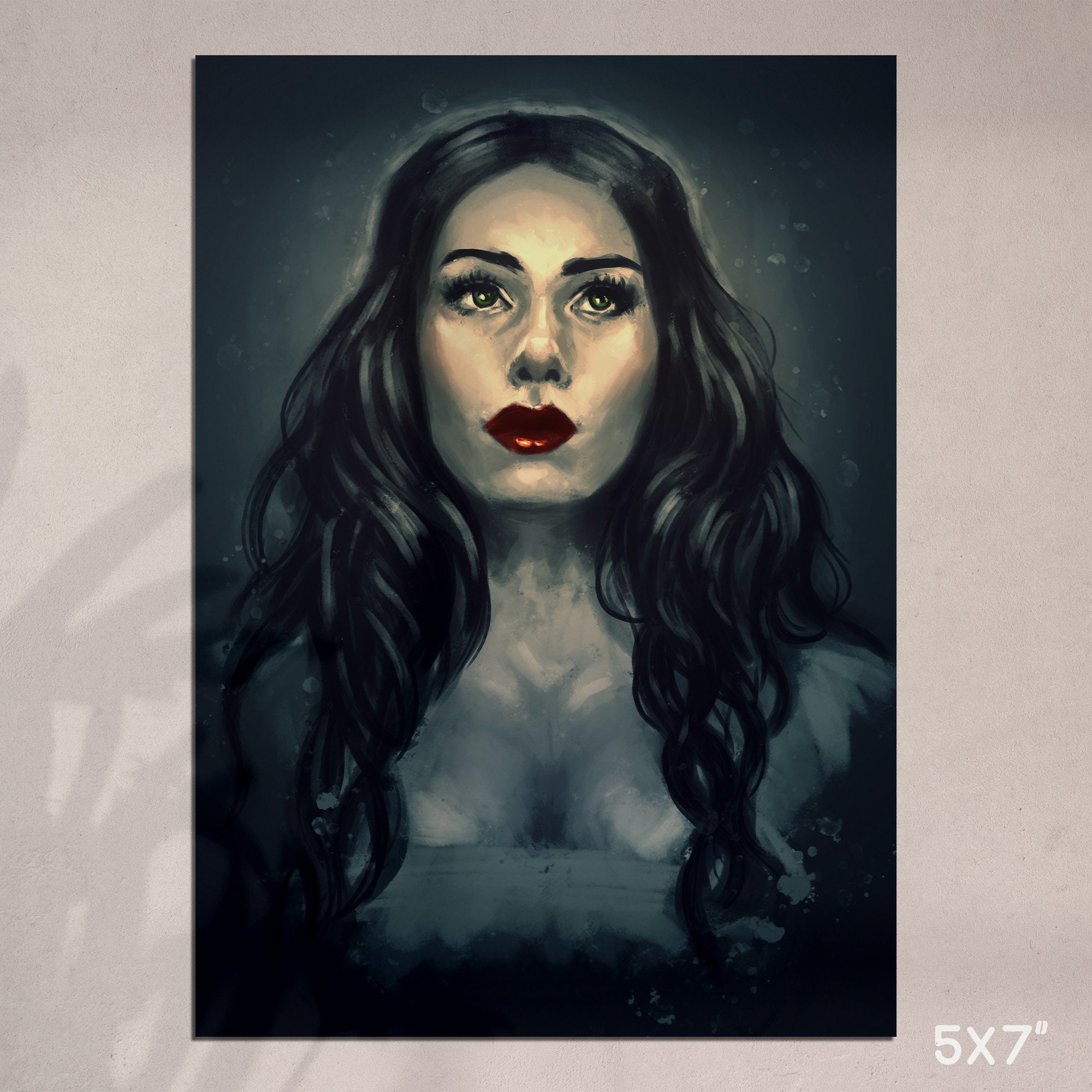 Snow White Wall Art Print Etsy