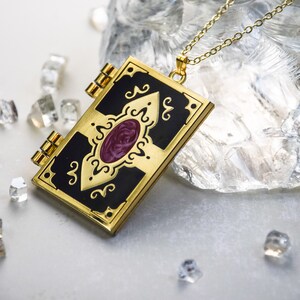 Witch's Spellbook Locket - Etsy