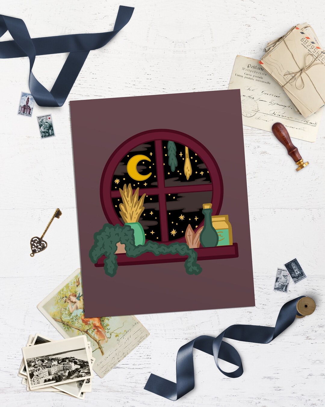 Witch's Window Wall Art Print - Etsy