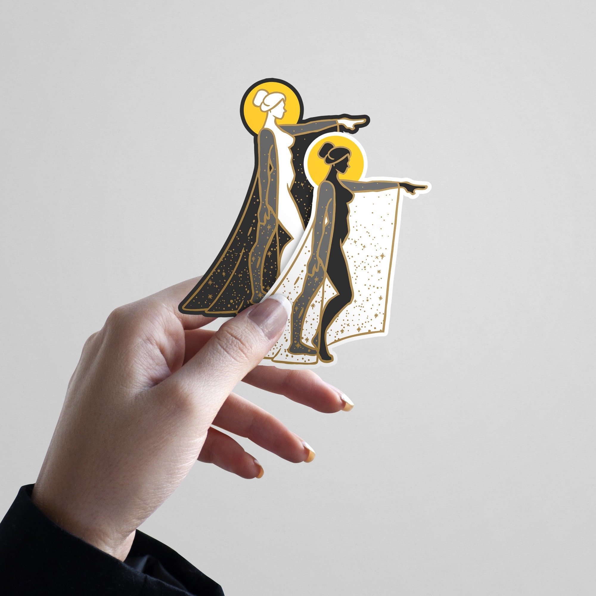 Cloak of Stars Vinyl Sticker - Etsy