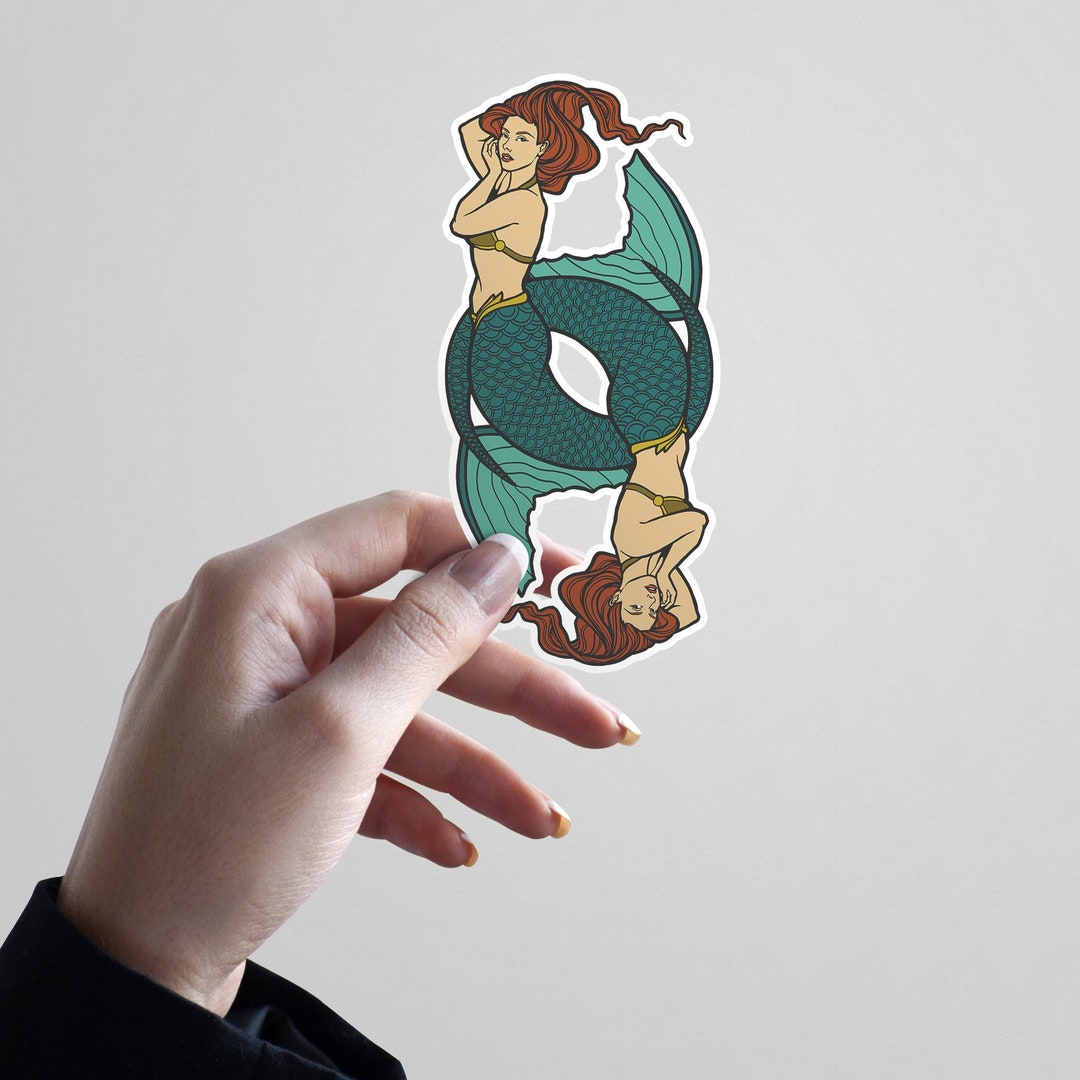 The Little Mermaid Vinyl Sticker - Etsy