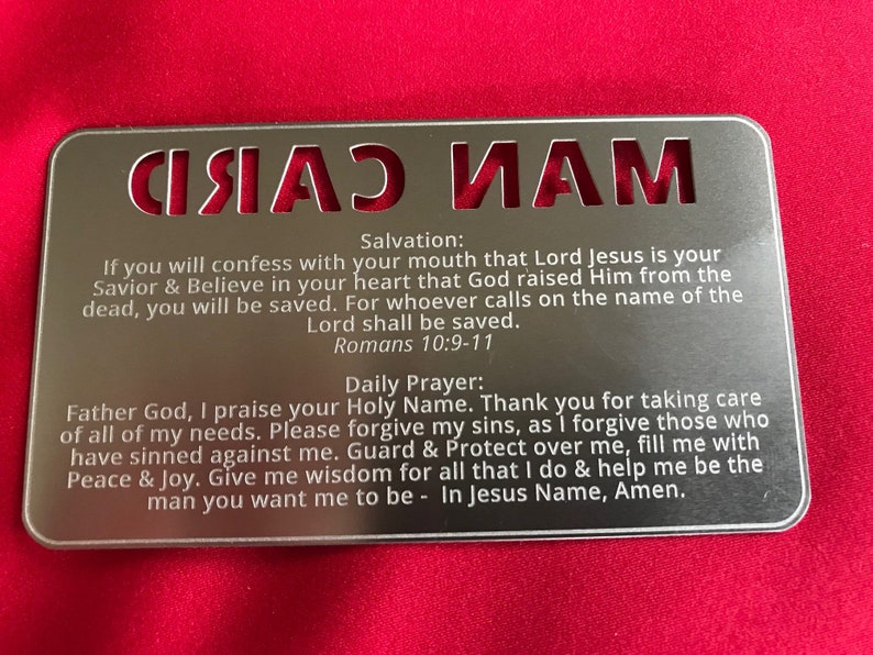 Man Card Individual Card - Etsy