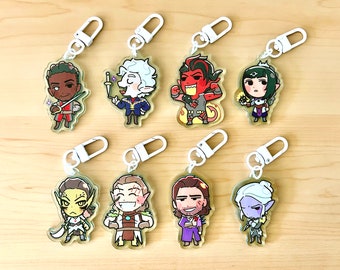 Baldur's Gate 3 Companion Magnet Set Keychain BG3 - Etsy