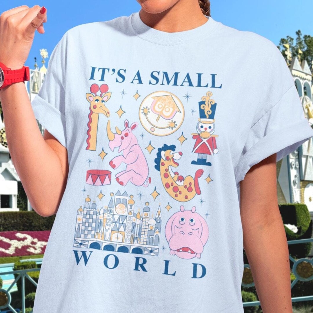 It's a Small World Icons T-shirt - Etsy