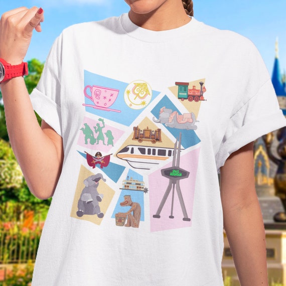 Magic Kingdom Retro 90's Style T-shirt - Etsy