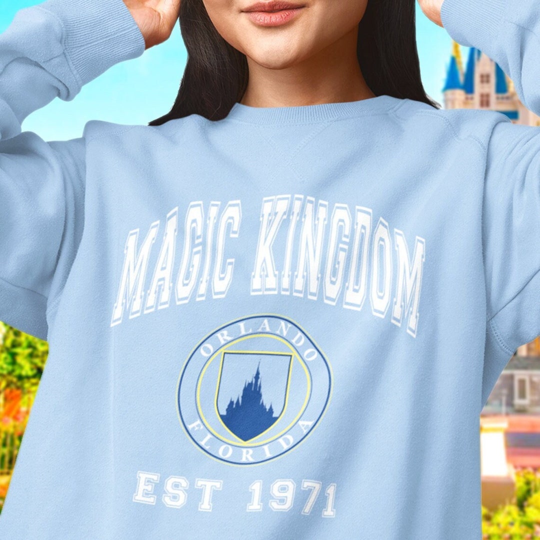 Magic Kingdom College Style Sweatshirt - Etsy