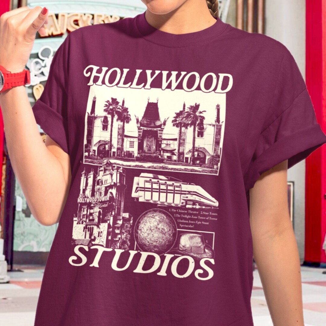 Hollywood Studios Vintage Style Graphic T-shirt - Etsy