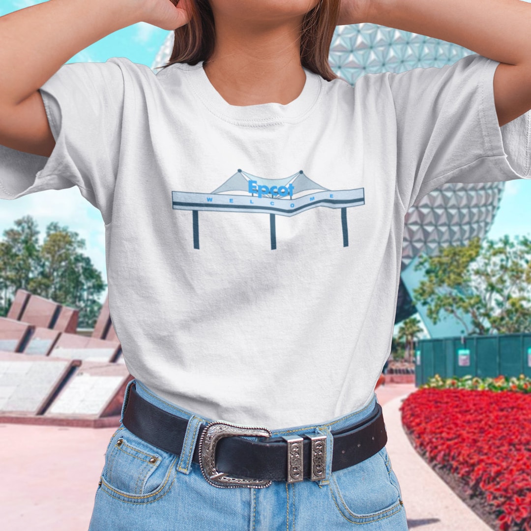 Epcot Entrance T-shirt - Etsy