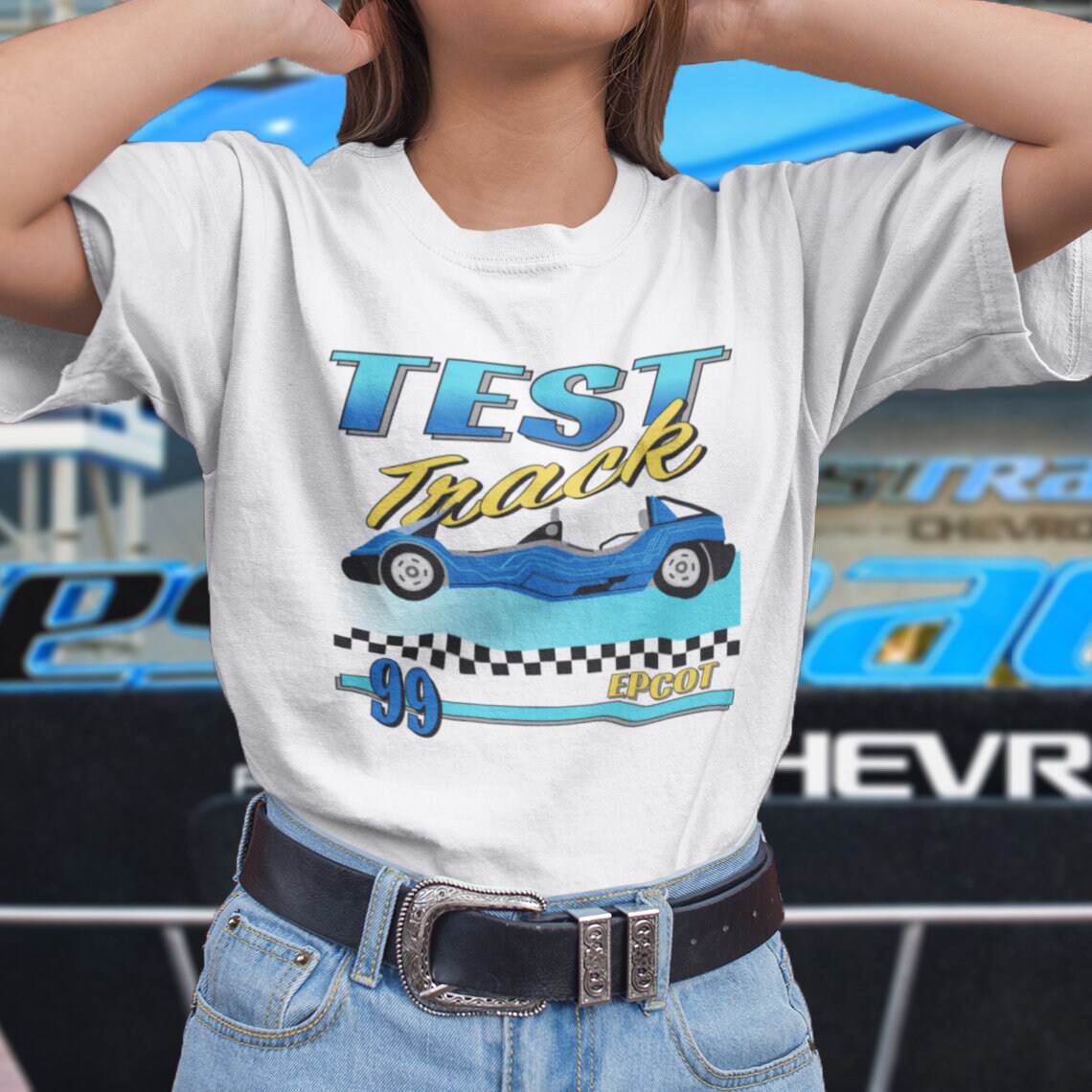 Test Track Race Car Style T-shirt - Etsy