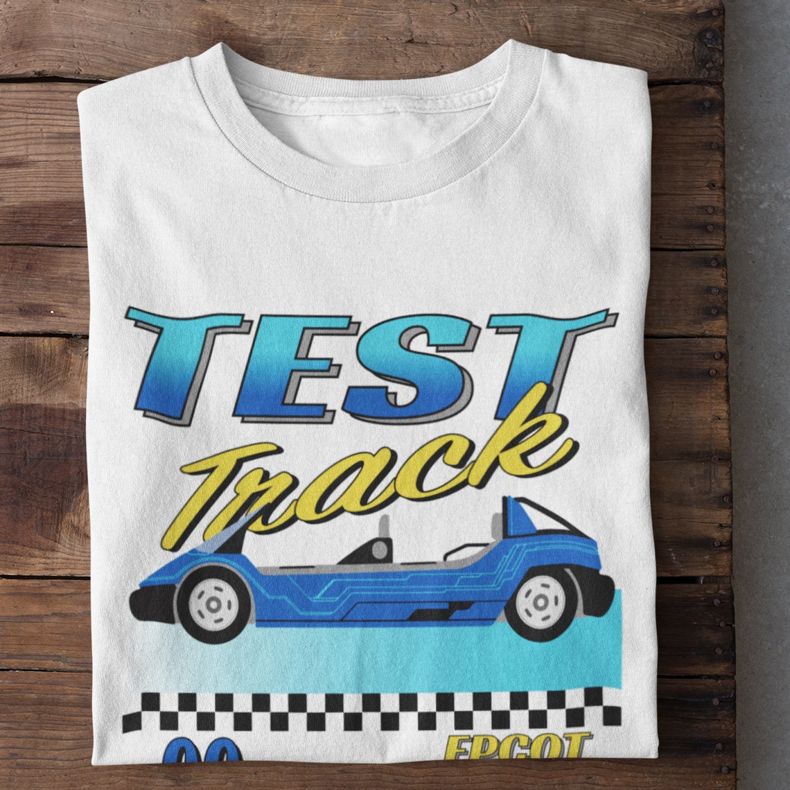 Test Track Race Car Style T-shirt - Etsy