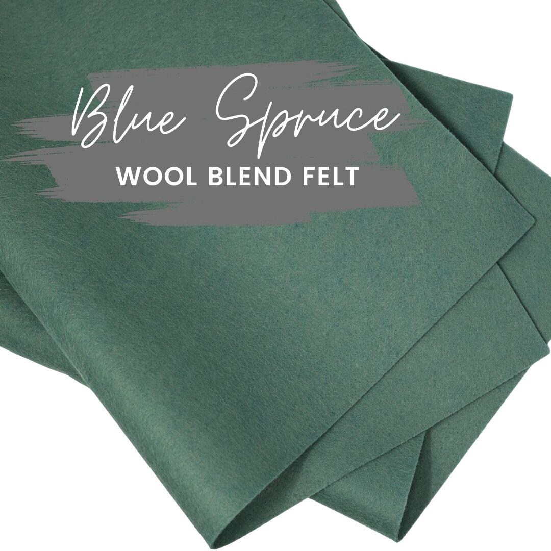 Blue Spruce Wool Blend Felt Sheets: DIY Craft Fabric - Etsy