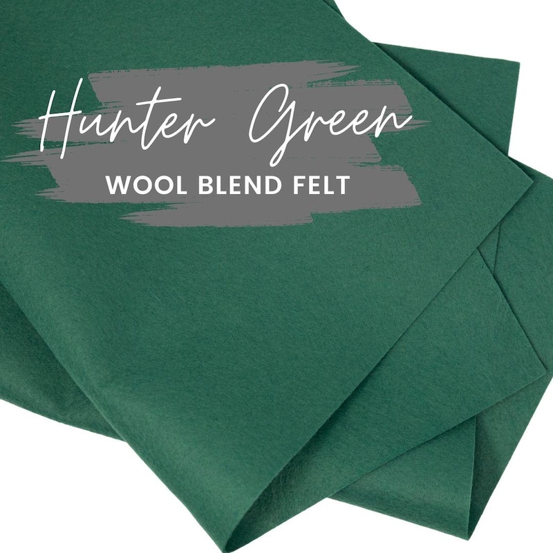 Green Felt - Etsy