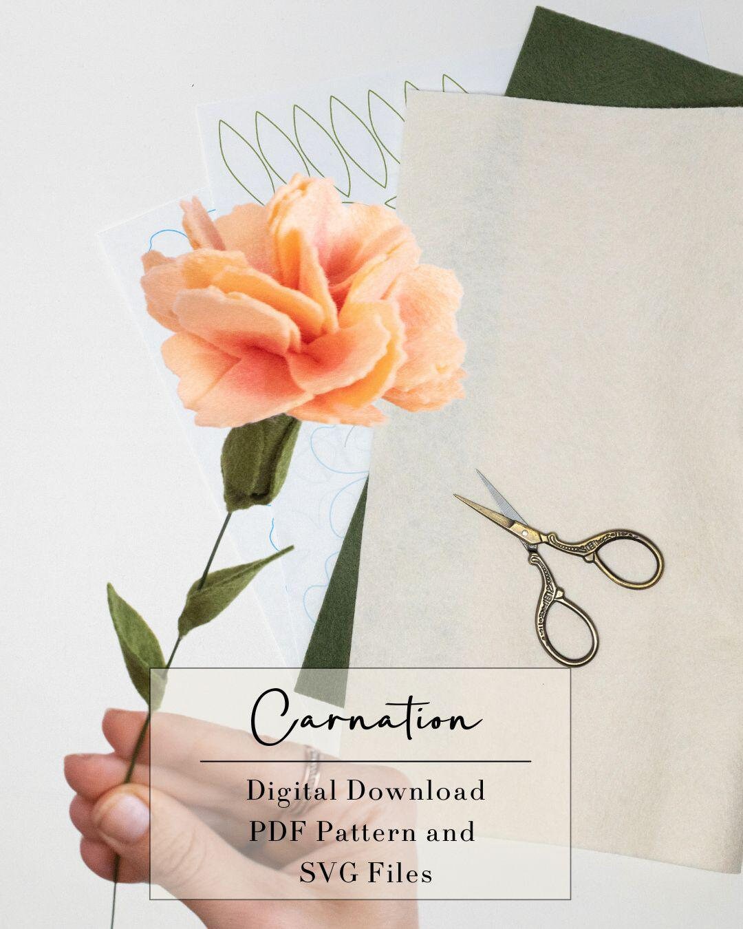 Carnation Digital Download DIY Package - Etsy