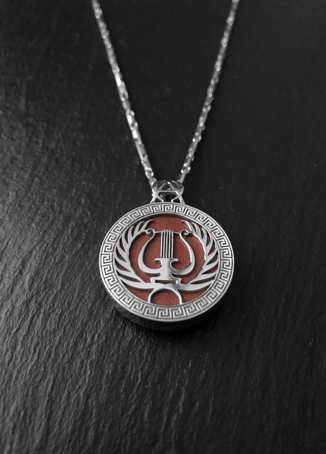 Apollo Greek God of Sun Silver Pendant / Necklace Ancient - Etsy