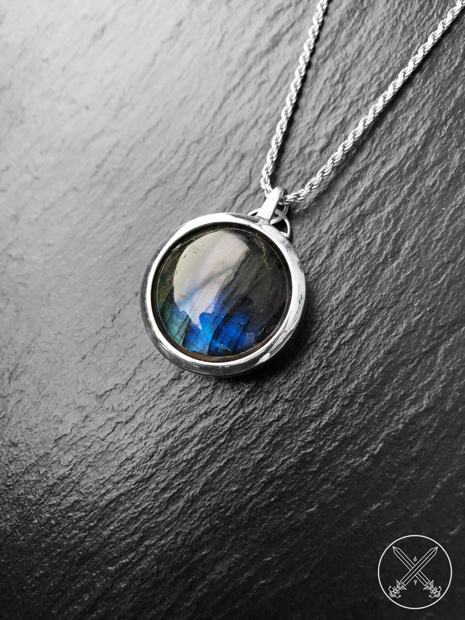 Hecate Goddess of Moon and Magic Necklace With Labradorite Gemstone ...