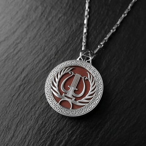 Apollo Greek God of Sun Silver Pendant / Necklace - Etsy