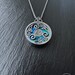 Silver Water Element Necklace / Pendant With Abalone Shell - Etsy