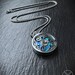 Silver Water Element Necklace / Pendant With Abalone Shell - Etsy