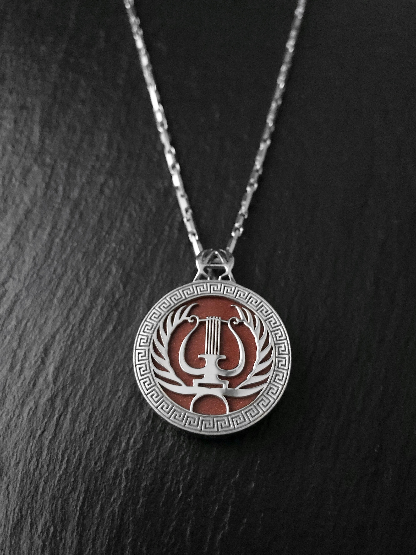 Apollo Greek God of Sun Silver Pendant / Necklace - Etsy