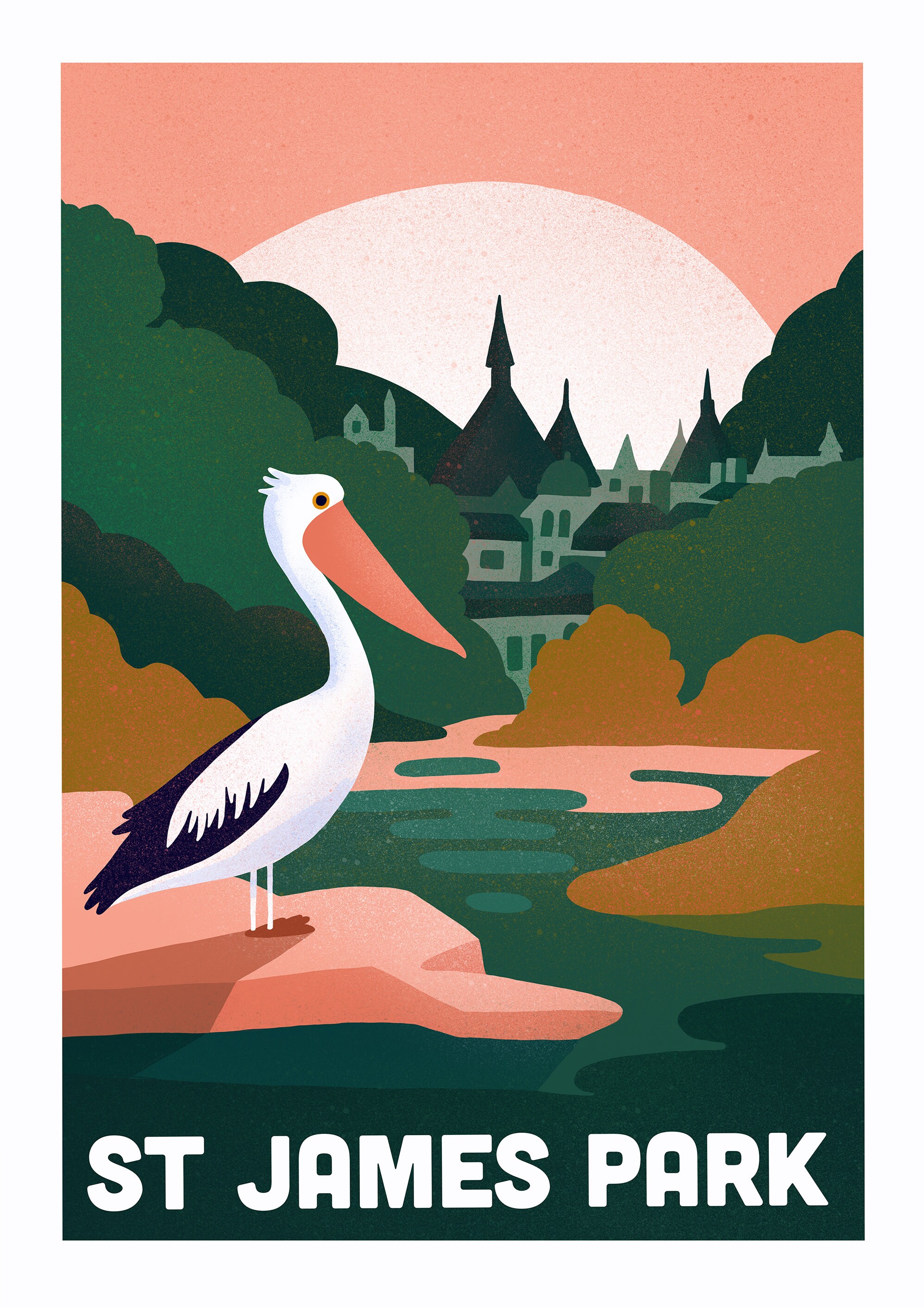St James Park A3 Poster Print | Etsy