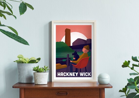 Hackney Wick A3 Poster Print | Etsy