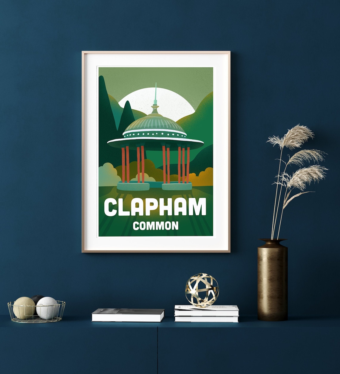 Clapham Common - A3 Poster Print - Etsy